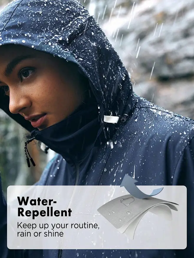 In My Nature Women's Versatile Simple Outdoor Raincoat Suitable For ...