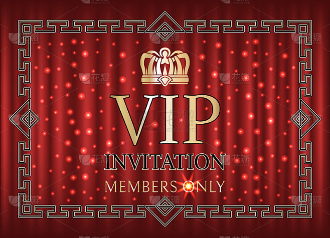 Vip邀请只对会员，金框