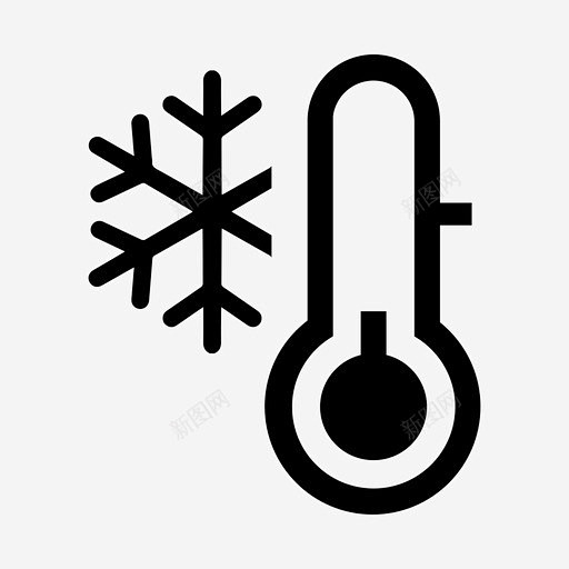 冷冻温度计低温冷冻图标高清素材 低温 冬季 冷冻 冷冻温度计 温度 降温温度计 零度 免抠png 设计图片 免费下载