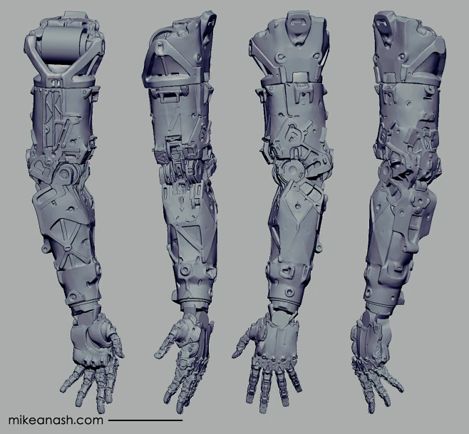 Robotic Arm Concepts, Michael Andrew Nash : Various robotic arm ...