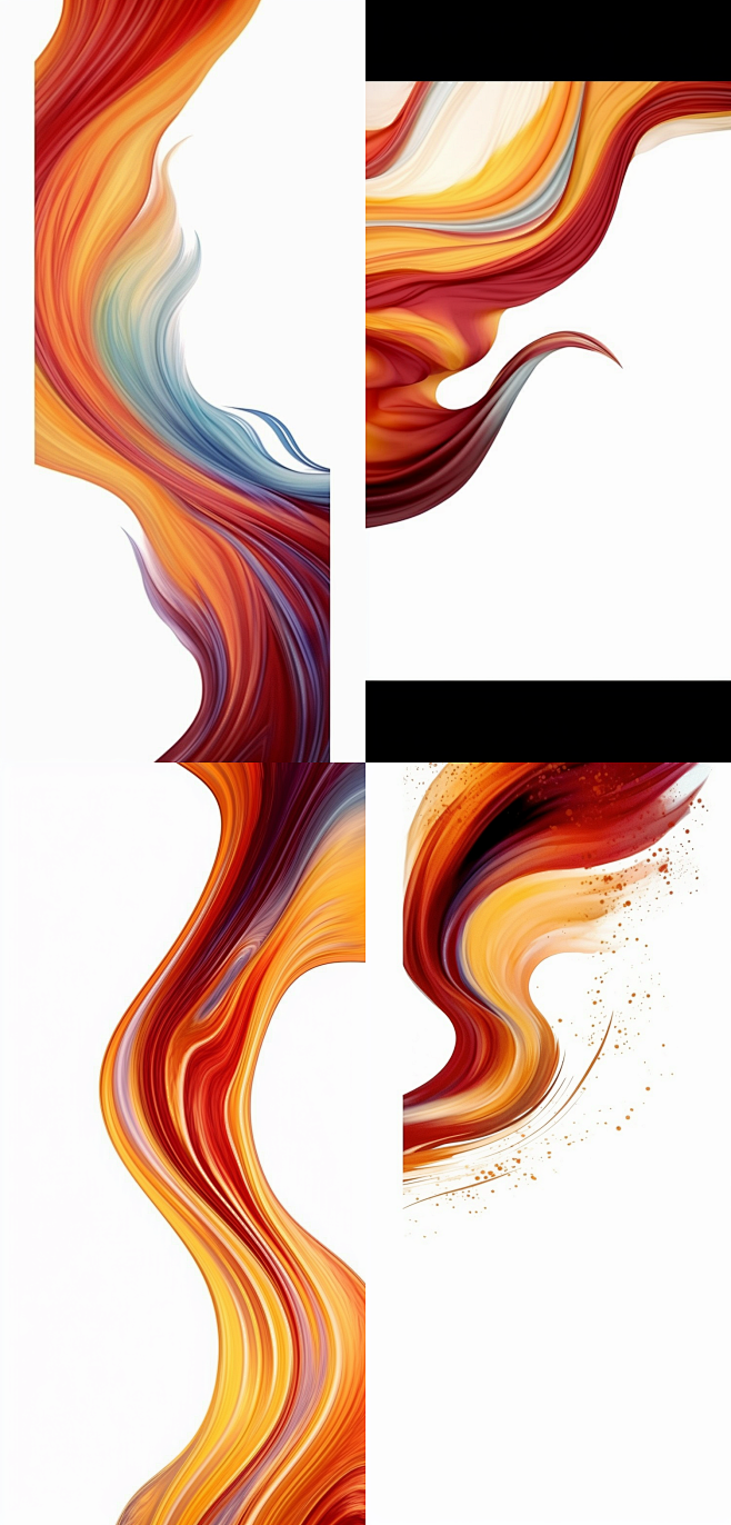 ww7_Chinese_satin_abstract_richly_coloured_white_background_bru ...