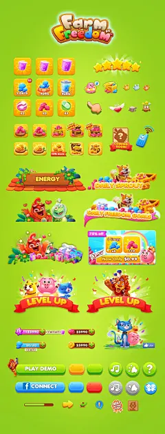 石器时代的游戏界面包——用户界面游戏资产Stone Age Game Interface Pack - User Interfaces ...