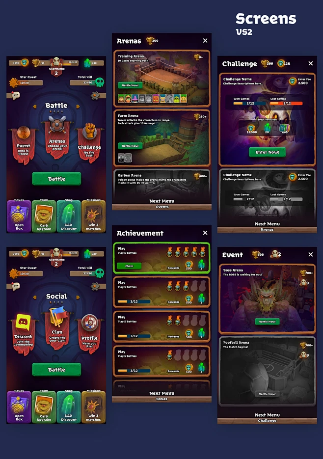 game asset design Game Assets game design Game GUI mobile game Mobile-花瓣网