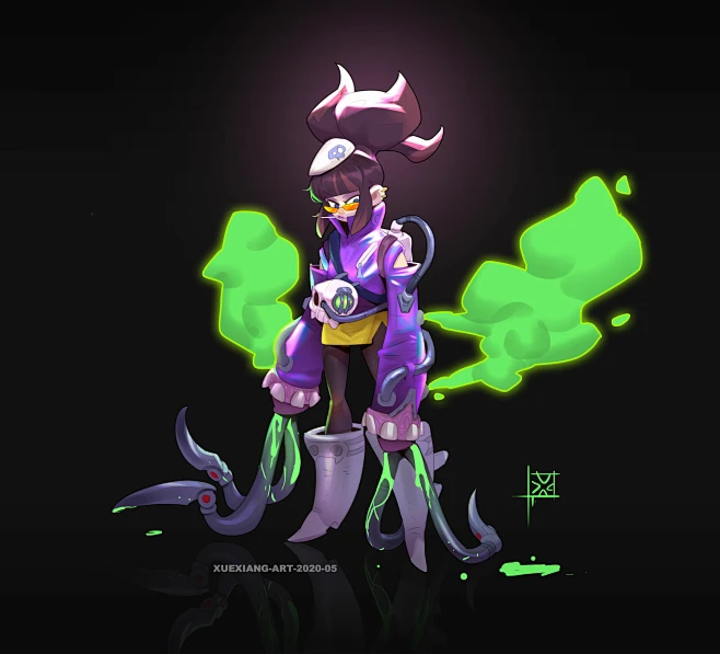 fan art_supercell-brawl stars-Bunny BiBi skin, Xuexiang Zhang : ins ...