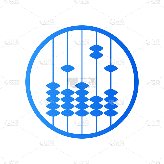 sempoa or abacus logo