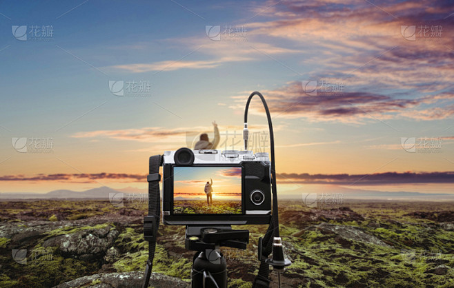 自然,地形,运动模糊,背景,数字取景器,冰岛国,日出,摄影,追击,拍照