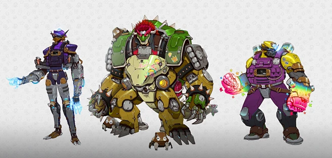 Cyberpunk Mario Bros-花瓣网