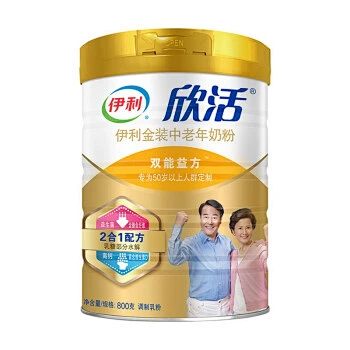 伊利奶粉 中老年奶粉 老年奶粉 金装成人中老年人奶粉800g*2罐装 2合1益生菌奶粉 800g*2听【图片 价格 品牌 报价】-京东-花瓣网