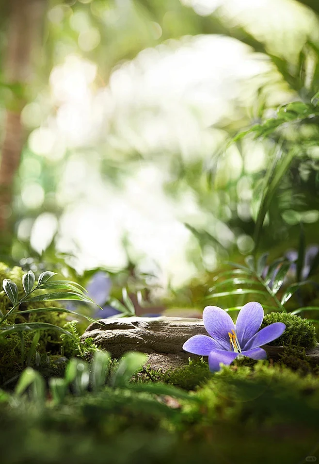 高清植物背景图简约大自然植物背景图素材 - 小红书