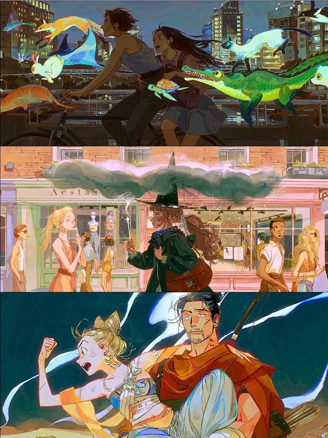 华人插画师 米粒（Emily xu）， 现任职于Walt Disney Animation Studios 担任故事艺术家， 作品融合了西方 ...