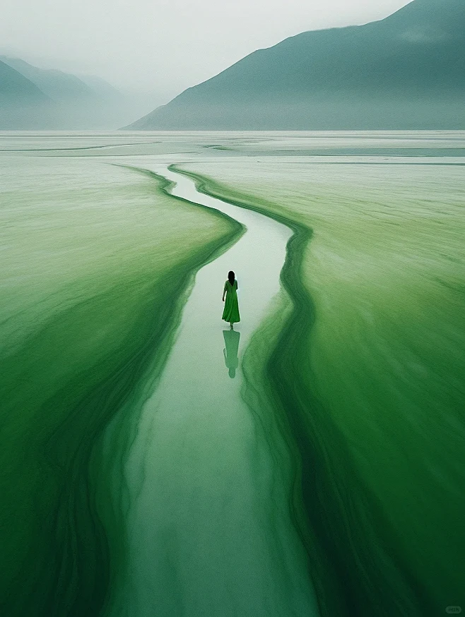 Midjourney 视觉·治愈绿｜系列_13_HE Design_来自小红书网页版-花瓣网