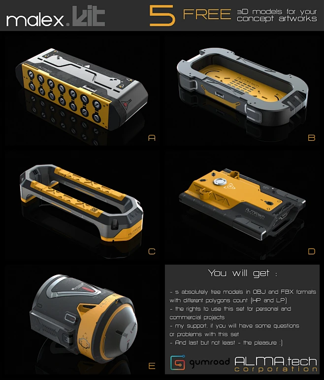 Octopus 3000, Alexandr Malex : The mech design I've created last week ...