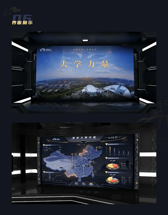 china data visualization 中国风 国风 教育 数据可视化 高校-花瓣网