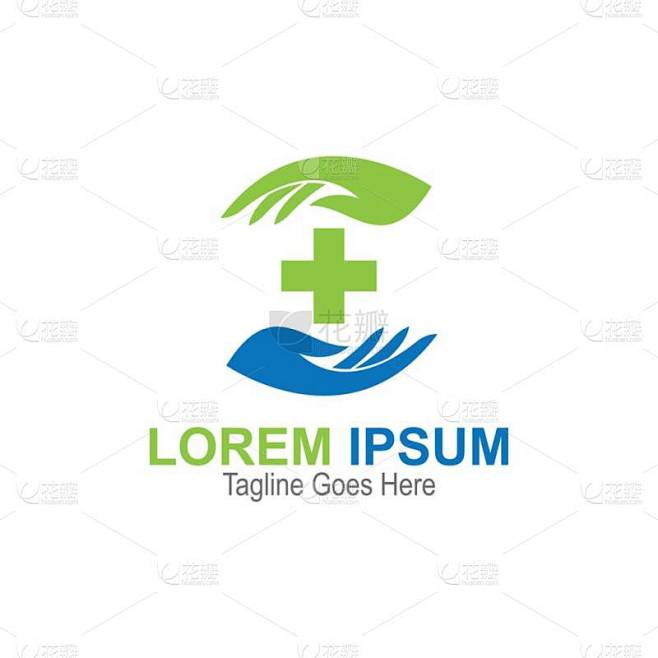 Health Cross logo and symbol template vector icon