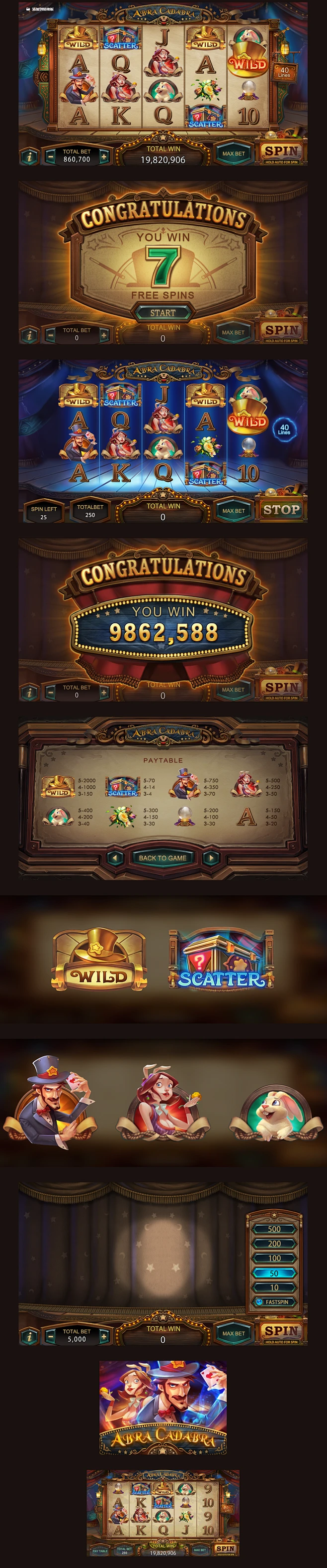 2017 slot game graphic design03 on Behance-花瓣网