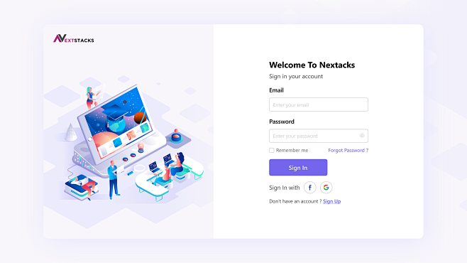 Login Page Design