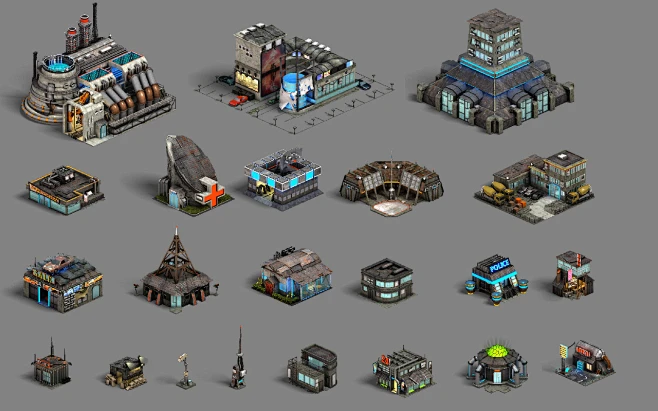 cyberpunk building for game, Vitaliy Gaydukov : cyberpunk building for ...