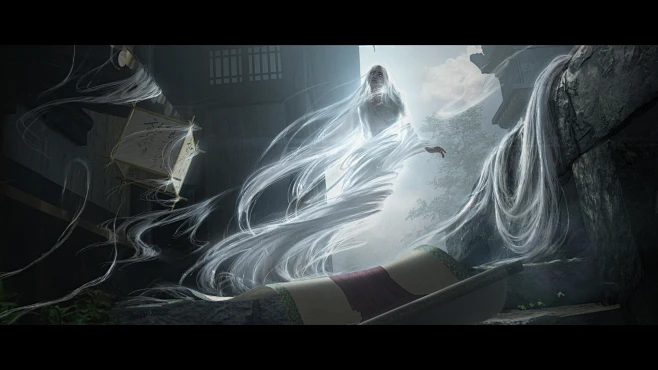 Death Of The "Hair Ghost"-花瓣网