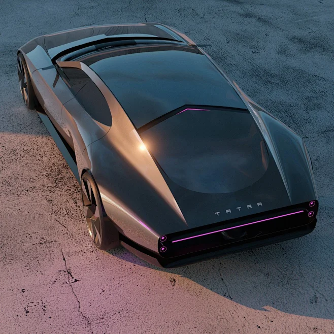 The world’s first mass-produced aerodynamic vehicle, the Tatra 77, gets ...