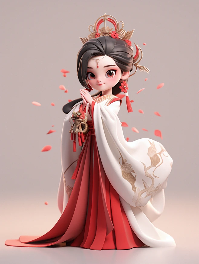 Wrui0328_a_beautiful_little_girlsmile_Hanfu_cartoon_IP_volume_l ...
