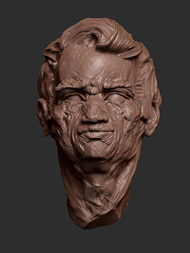 Sculpt October 2018 lunch break time EPISODE，匈牙利3D艺术家 Rudolf Béres 雕塑造型