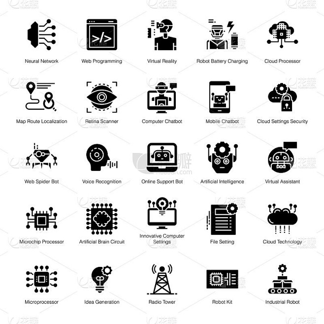 Ai Solid Icons Pack