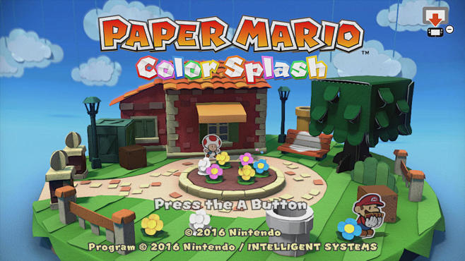 纸片马里奥：色彩溅落：Paper Mario Color Splash-游戏截图-GAMEUI.NET-游戏UI/UX学习、交流、分享平台-花瓣网
