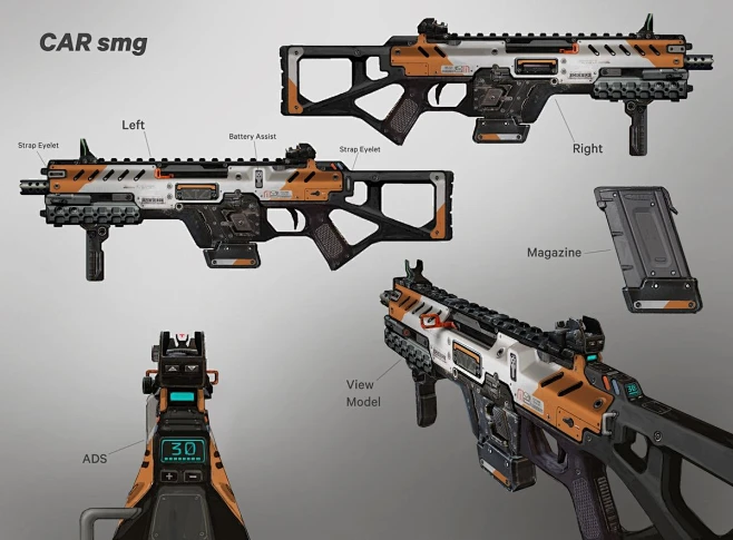 Titanfall 2 CAR smg v2, Danny Gardner : Titanfall 2 CAR smg v2 by Danny ...