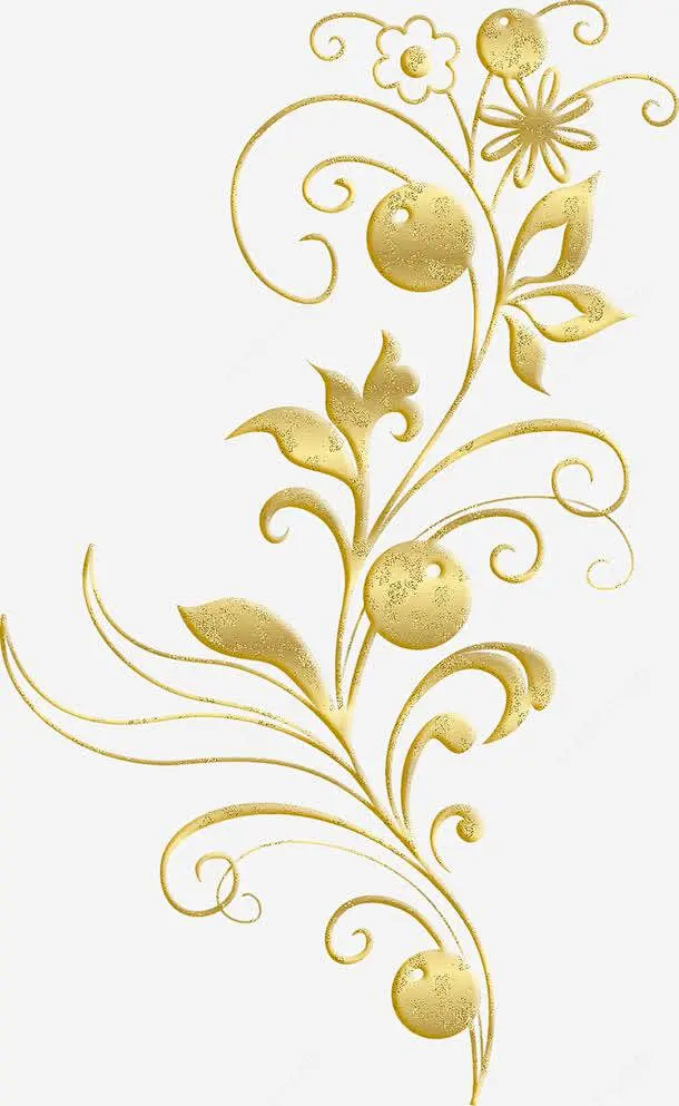 金色植物花纹png免抠素材_新图网 https://ixintu.com 金色植物花纹 金色花纹 华丽花纹 底纹花边 边框线条 花纹花边 欧式花纹-花瓣网