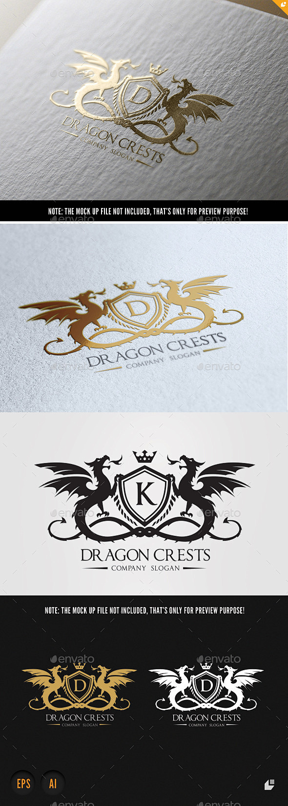 龙波峰-波峰标志模板Dragon Crests - Crests Logo Templates动物、动物、军队、佳洁士、顶部、龙,时尚,游戏 ...