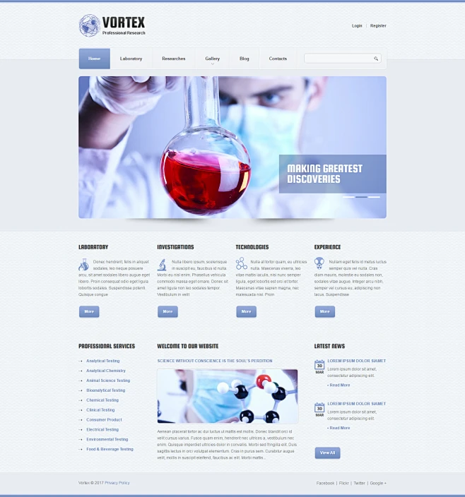 Science Drupal Theme : Science Responsive Drupal Theme Website 42548. Buy Science Drupal Theme ...