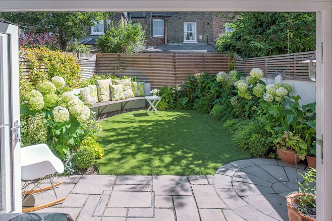 Small Back Garden Design in Clapham, London : Our design for this small ...