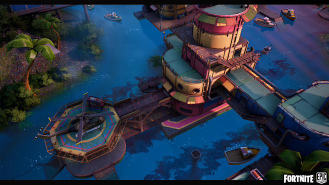 Helipad: Worked on heli platform textures (2D graphics by Gervasio ...