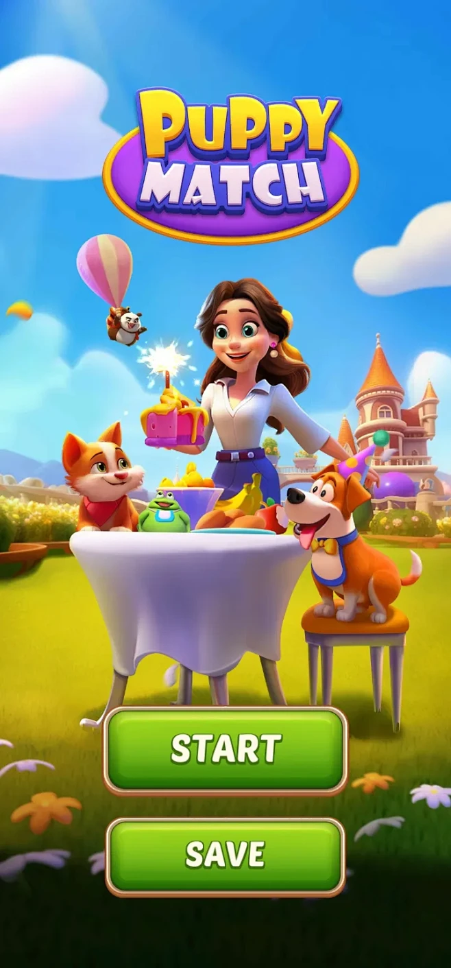 Puppy Match-游戏截图-GAMEUI.NET-游戏UI/UX学习、交流、分享平台-花瓣网