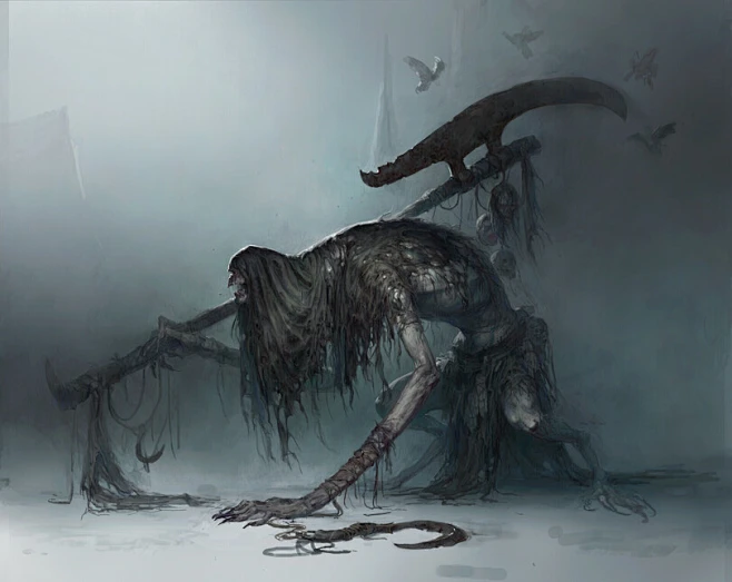 Bogdan Rezunenko，艺术家，猎犬，艺术，艺术，黑暗的图片，幻想，幻想艺术，黑暗幻想-花瓣网