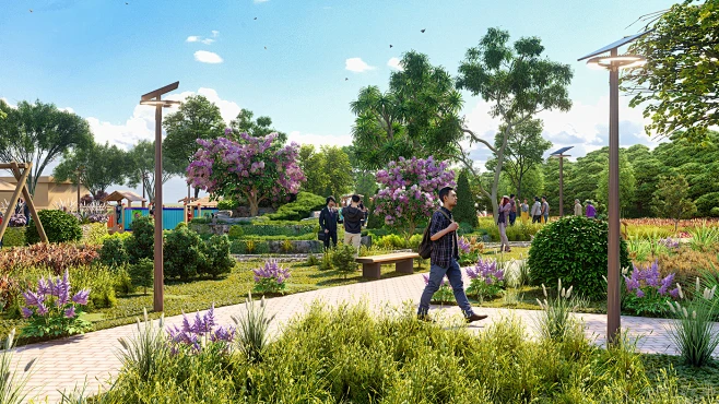 alley architecture archviz Landscape lumion Park图片_素材图片素材-花瓣网