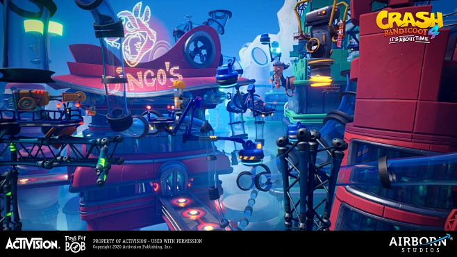 {游戏系列} 美国 Crash 4（场景，角色，UI）-花瓣网