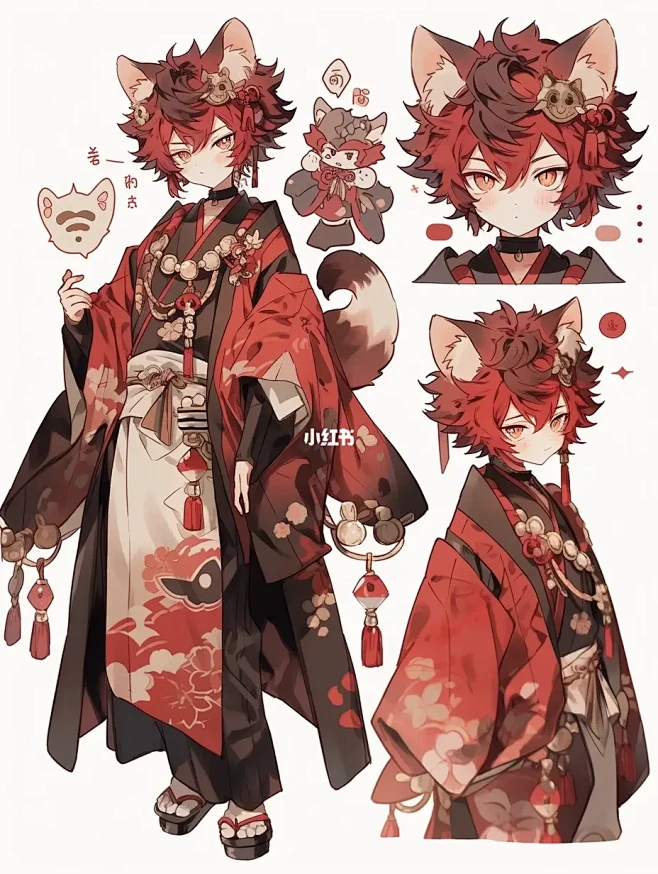 09｜人设-红毛兽耳少年