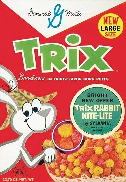 Sherlock Rabbit In 1962, the Trix Rabbit went on the hunt for his Trix ...