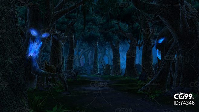恐怖森林-cg模型免费下载-CG99