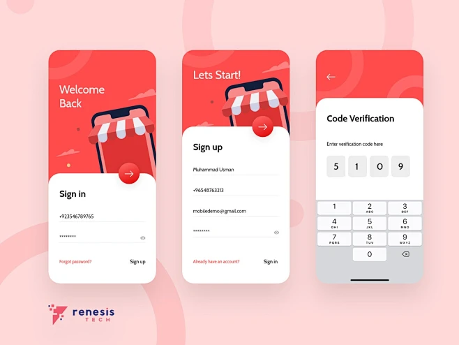 eCommerce Sign in - Sign up challenge dailyui design login logout ...