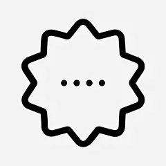 Simple Line Sticker素材-花瓣网