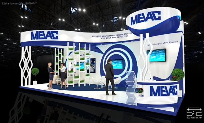 【MEVAC】展台设计分享 – 52展览设计-花瓣网