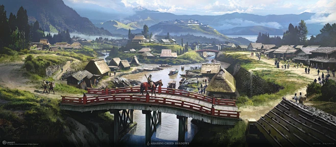 Assassin's Creed Shadows, Village-花瓣网