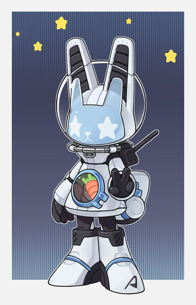 Ace the space rabbit-花瓣网