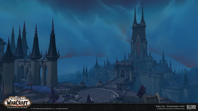 World of Warcraft - Shadowlands - Revendreth Environment Art-花瓣网