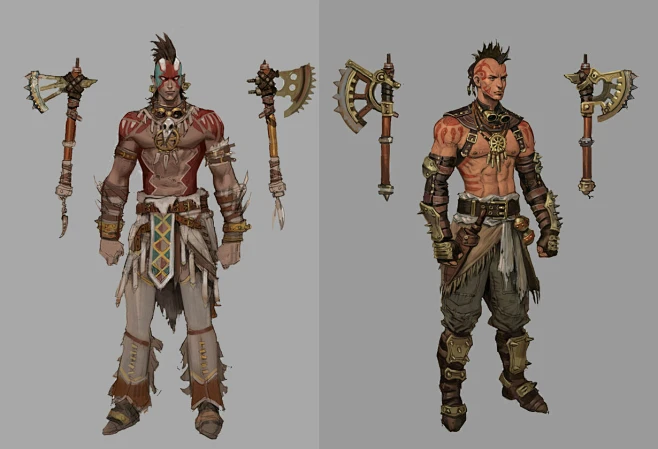 "Steam Gate", TRPG game character-花瓣网