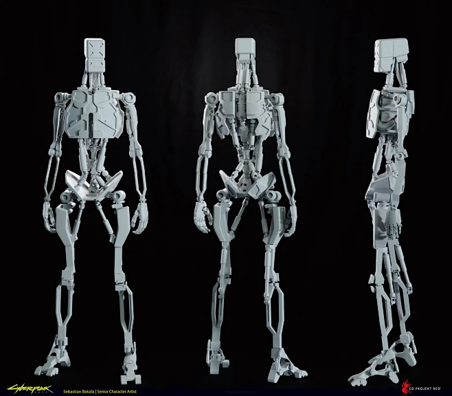 Cyberpunk 2077 - Droid, Sebastian Bakala : Droid model I did for ...