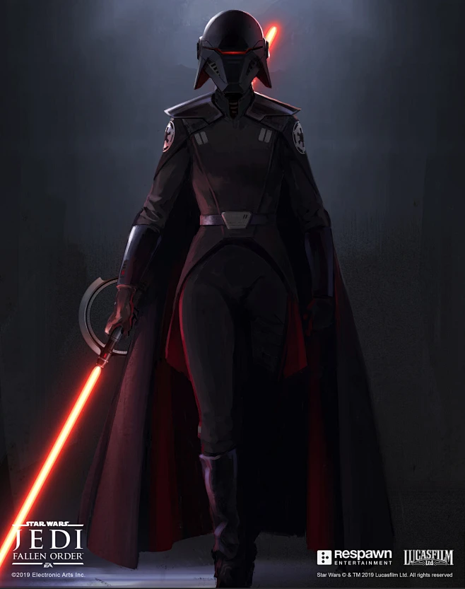 JEDI_ Fallen Order Inquisitor Second Sister WIP_02，Jordan Lamarre-Wan是 ...