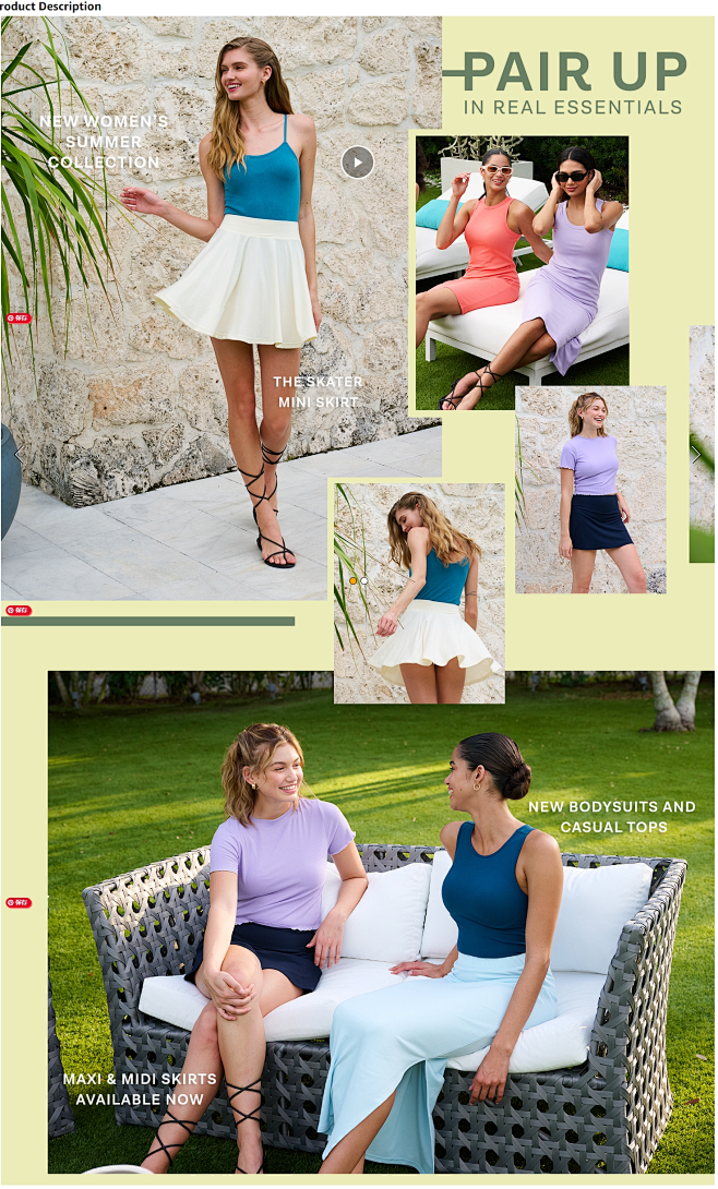 Real Essentials 4 Pack: Women's Classic-Fit Cotton Short-Sleeve Scoop ...